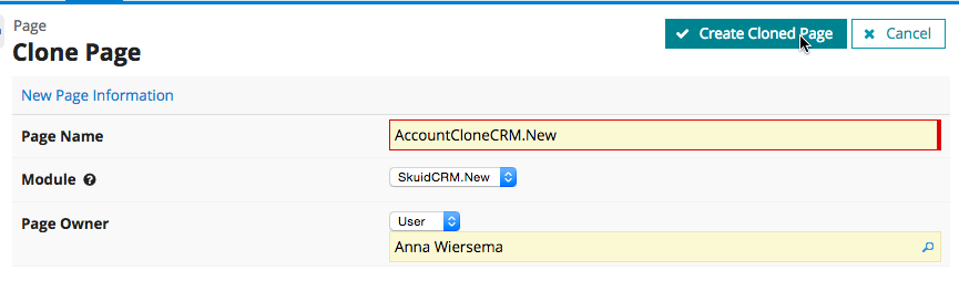 Create a Custom “Clone Account” page — Skuid v16.0.6 Documentation