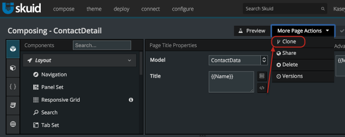 Create a Custom Clone Page — Skuid v16.0.6 Documentation