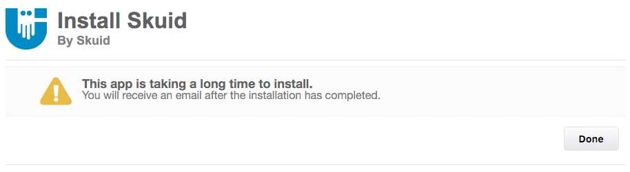 Installing Skuid SFX — Skuid v16.0.6 Documentation
