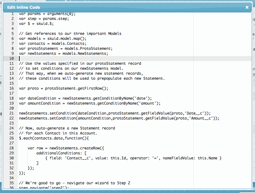 Mass Create Records — Skuid v16.0.6 Documentation