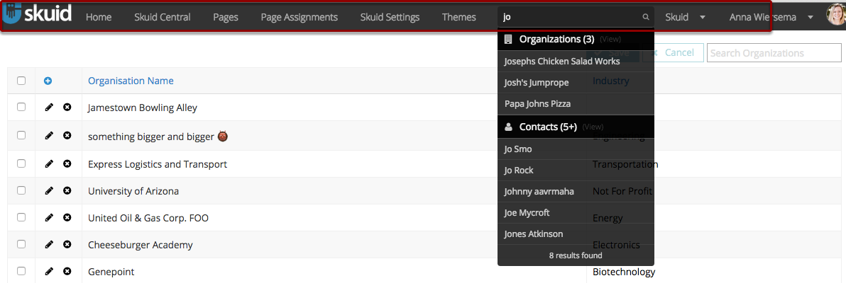 Compose a Branded Header and Navigation — Skuid v16.1.6 Documentation