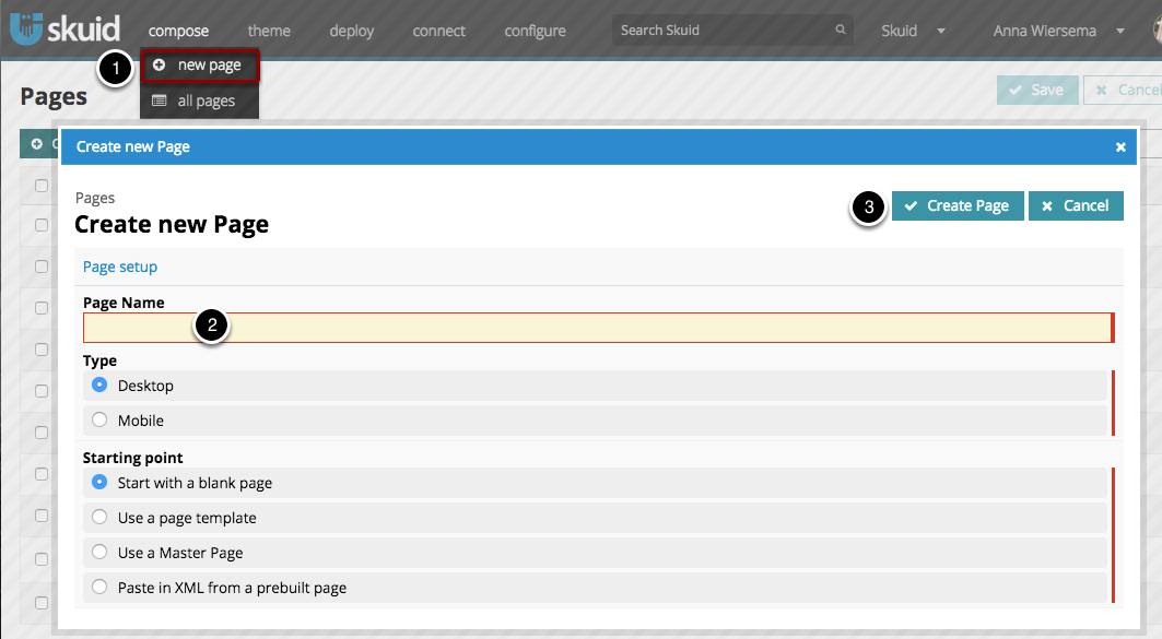 Compose a Branded Header and Navigation — Skuid v16.1.6 Documentation