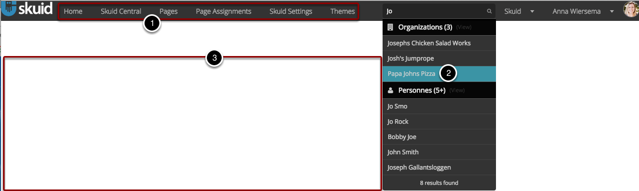 Compose a Branded Header and Navigation — Skuid v16.1.6 Documentation