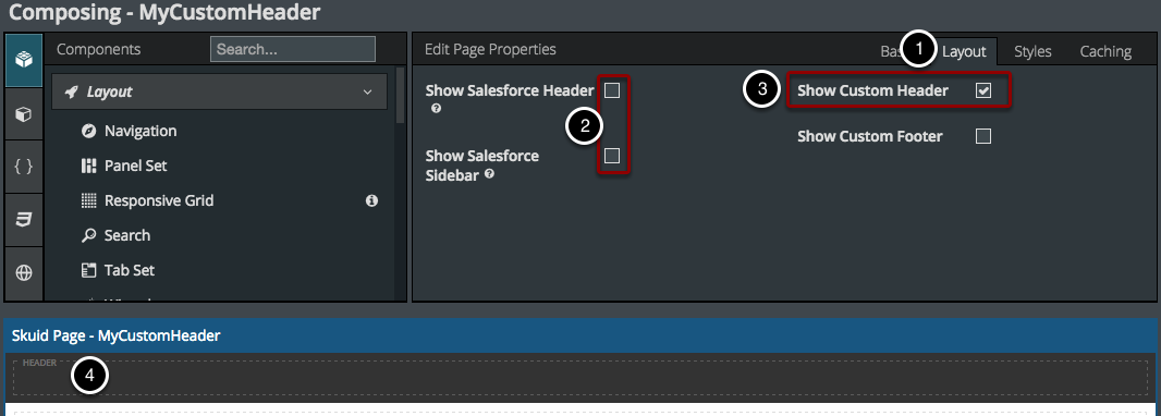Compose a Branded Header and Navigation — Skuid v16.1.6 Documentation